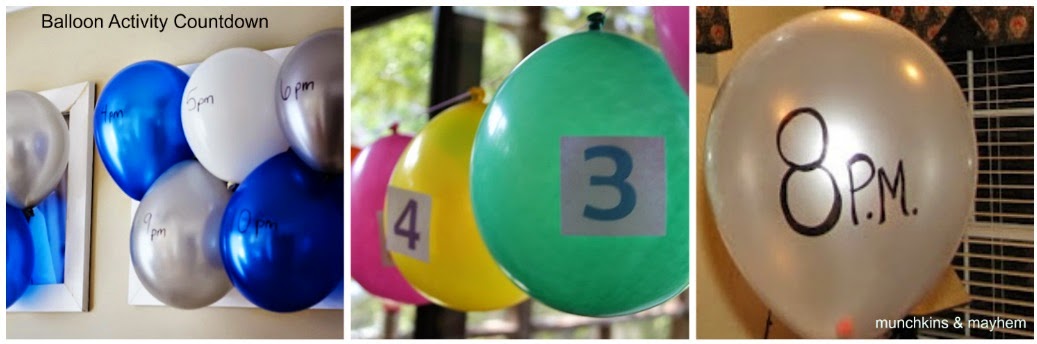 Balloon Activity Countdown: Balloon Birthday Party | Munchkins and Mayhem