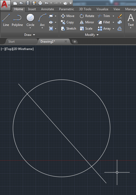 BroodaCAD: Create an arc in AutoCAD without using the ARC command