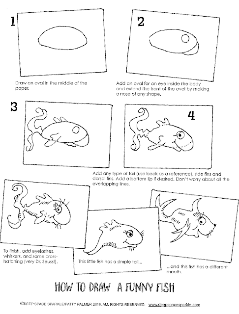 Art-A-Baloo Crew: Funny Fish Drawing