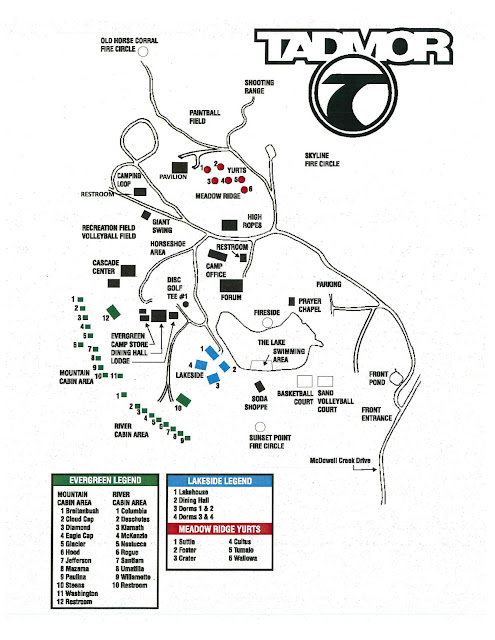Meadow to Grove: Camp Tadmor Map