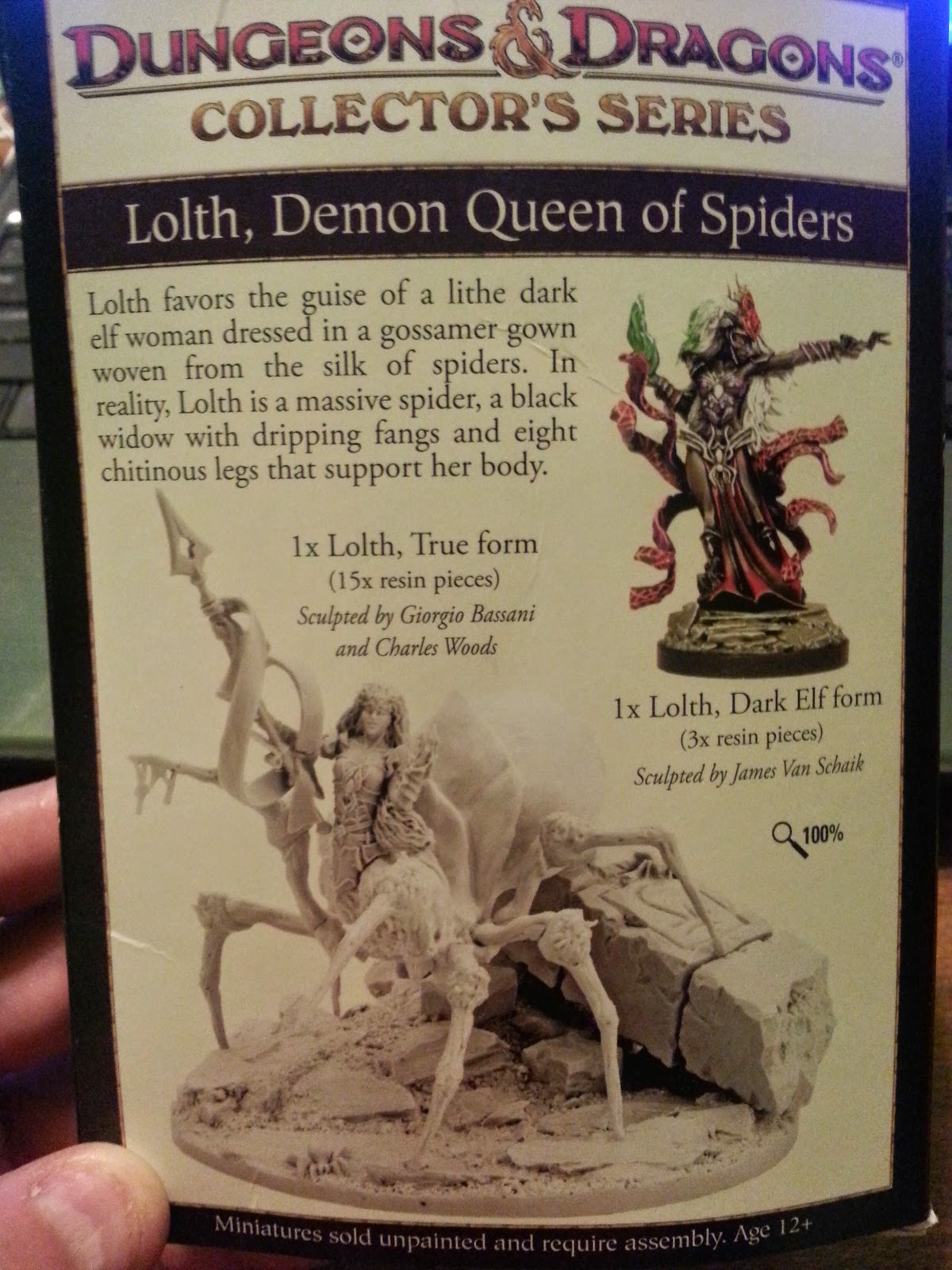 Greyhawkery: Lolth, Demon Queen of Spiders