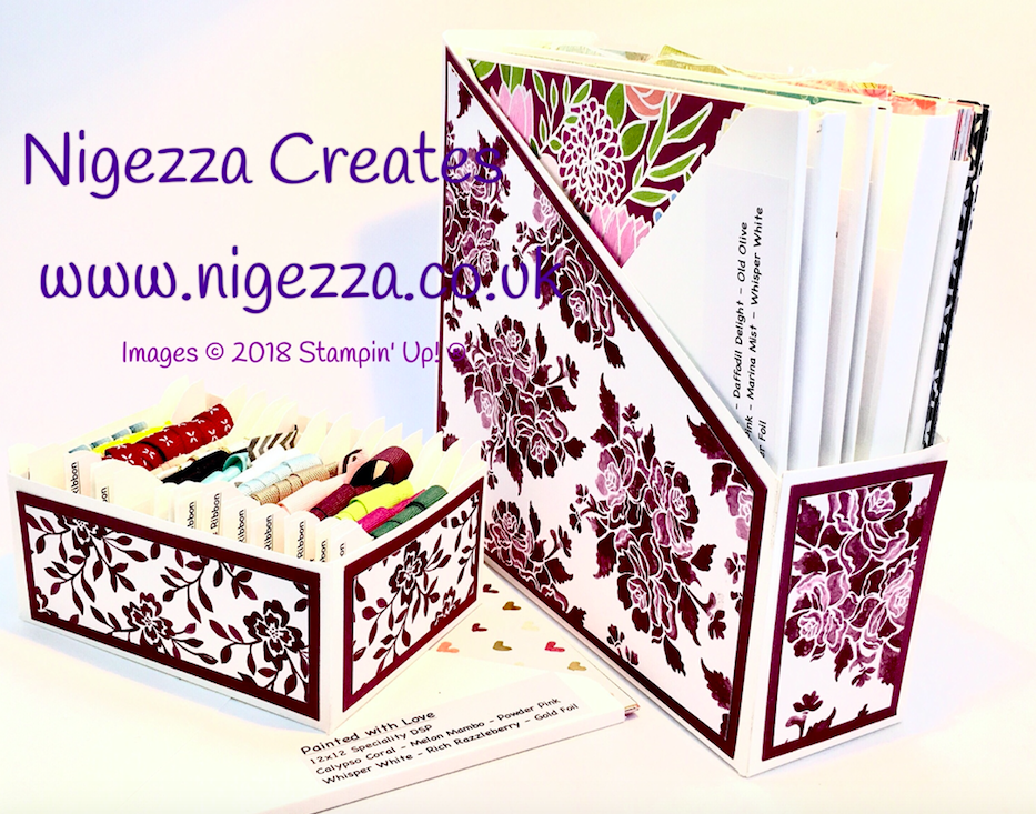 Nigezza Creates: 6x6 Paper Storage for Stampin' Up! Paper Shares