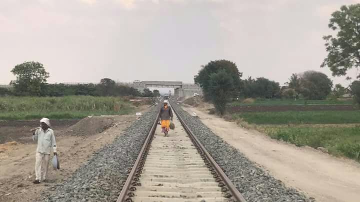 12.5 km railway line Beed-Nagar test sucessfull