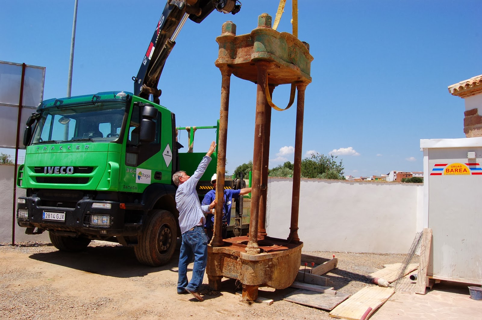 CENTRO DEL OLIVAR DE SIERRA DE ADAMUZ: Prensa Hidráulica