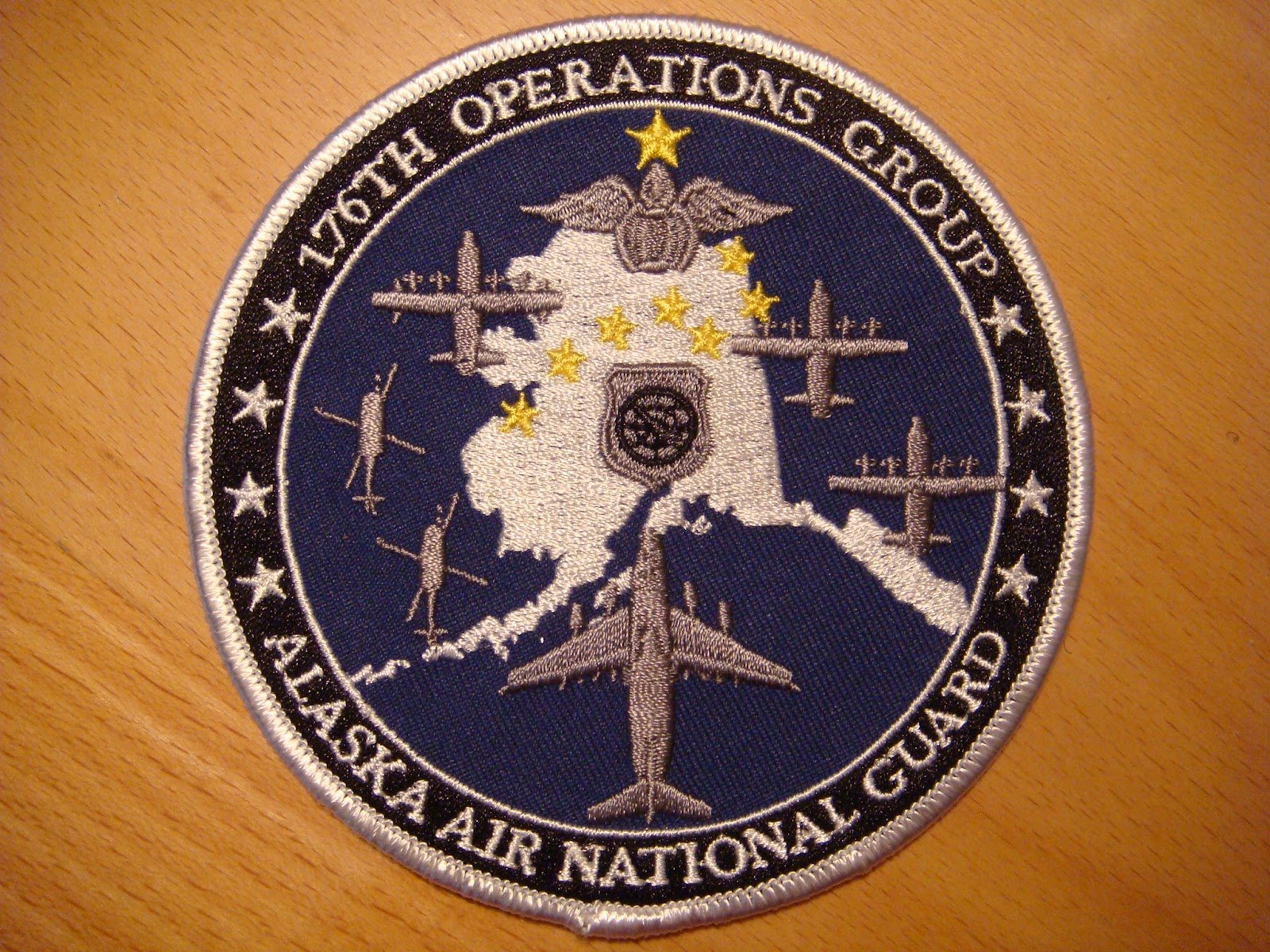 THE USAF RESCUE COLLECTION: USAF 176th Operations Group Patch / AKANG Patch