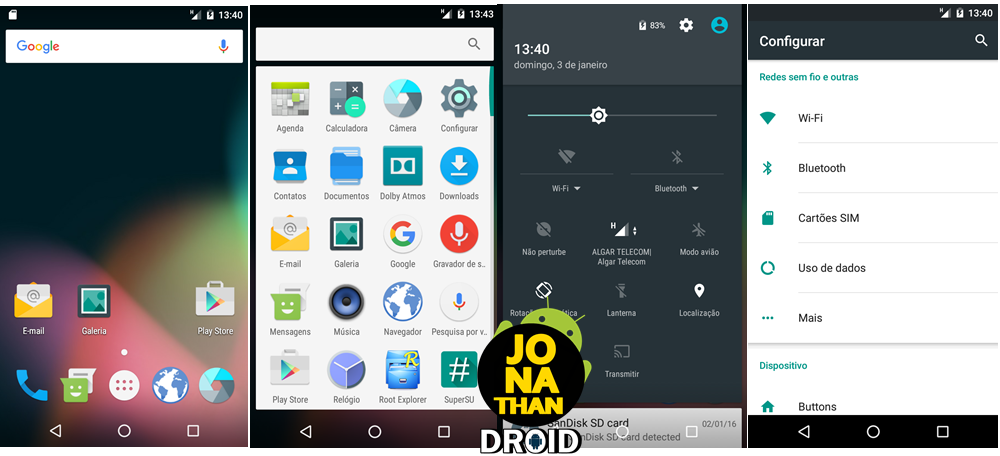 ROM - AOSP Android Puro - Marshmallow 6.0.1 - Titan ~ ..::JONATHANDROID::..