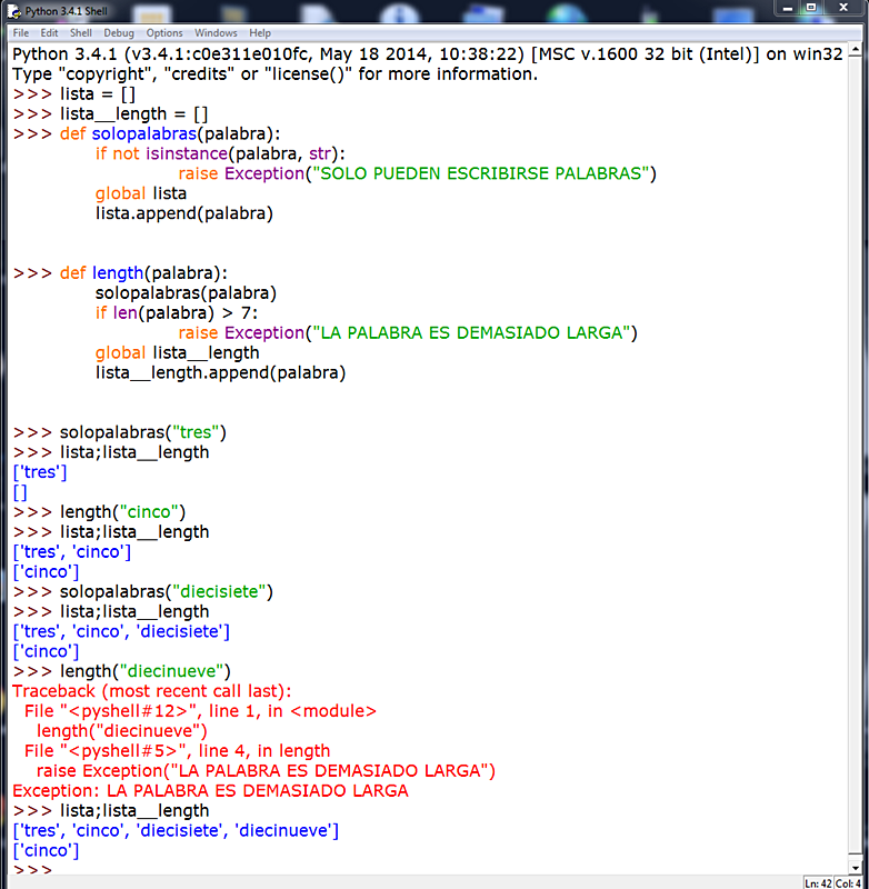 APRENDER A PROGRAMAR CON PYTHON: TRATAMIENTO DE EXCEPCIONES