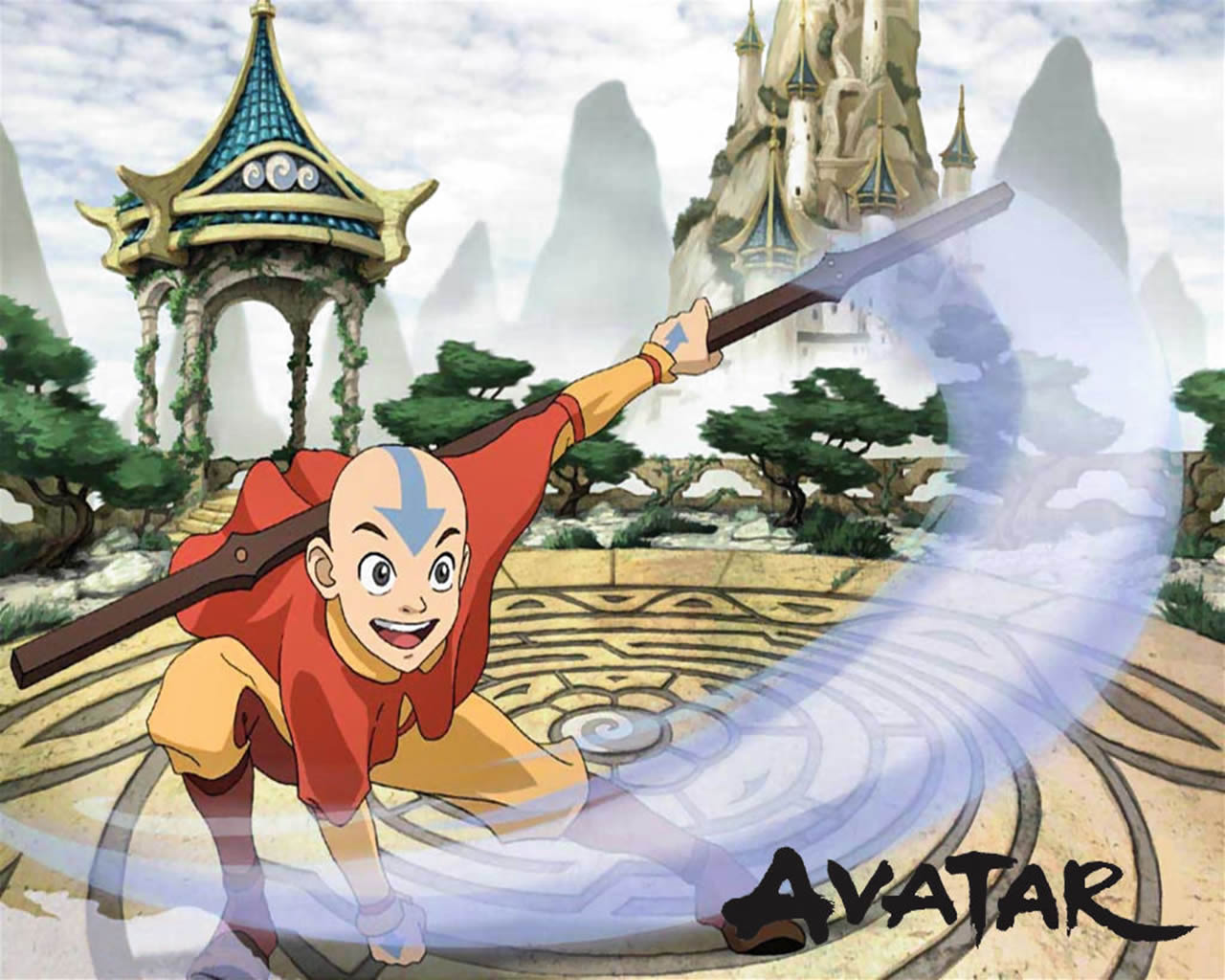 The Best Avatar Wallpaper: Avatar Wallpapers | Aang in Action