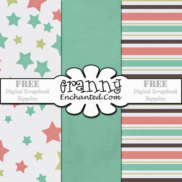 GRANNY ENCHANTED'S BLOG: Free Digital Scrapbook Paper Pack: 65c