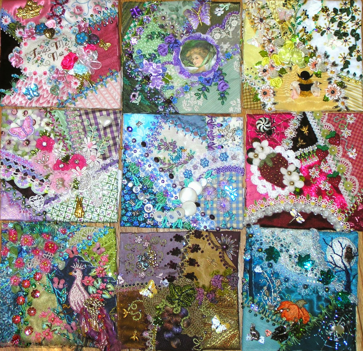 Kitty And Me Designs: Crazy Quilt Block Patterns