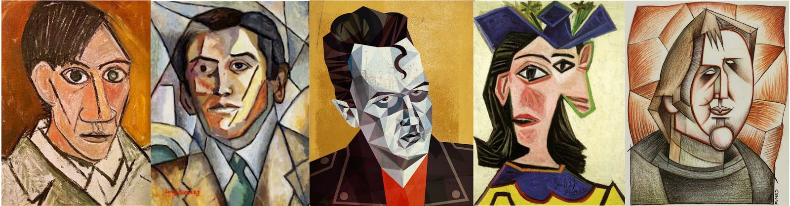 Proyecto de Artes Visuales y Plásticas: "El Retrato" : Autorretrato Cubista