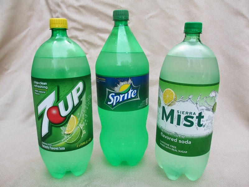 My Half Assed Kitchen: Brand Wars: Sprite vs. Sierra Mist vs. 7UP