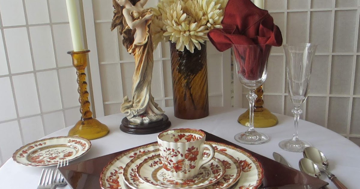Table for One: Spode Indian Tree Table
