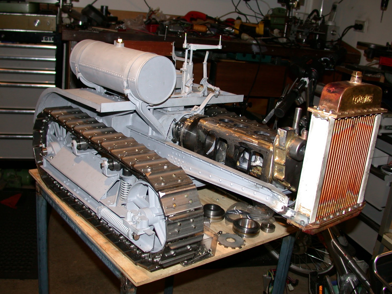 Caterpillar Sixty 1/5th Scale Model: Engine block