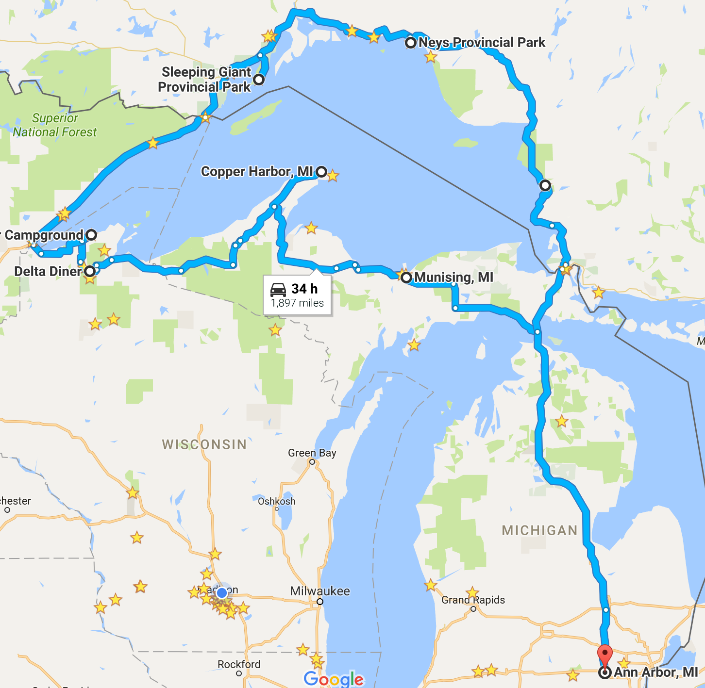 Cessnateur: 7-Day Lake Superior Motorcycle Route