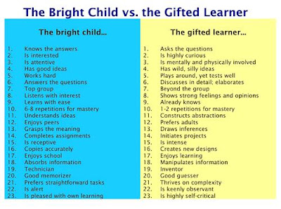 Chatham Chatter: The Bright Child Vs.The Gifted Learner