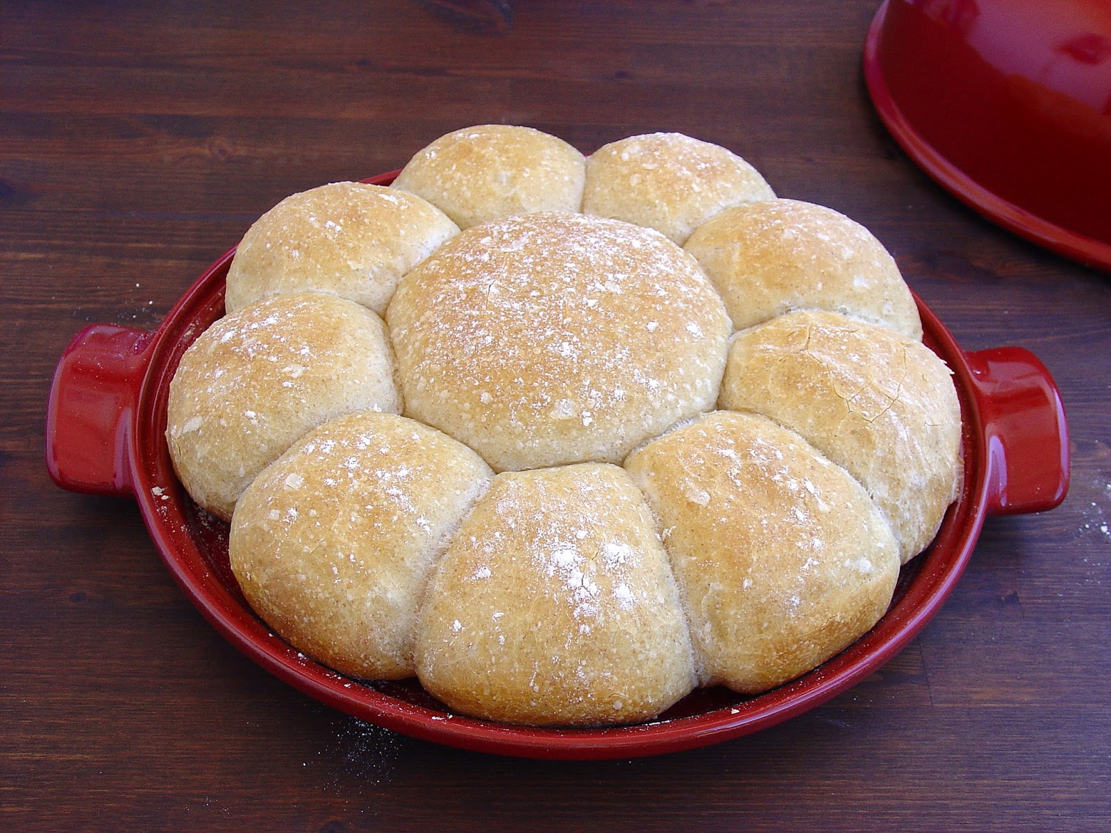 Ma Petite Boulangerie: Flor de pan rústico en cloche