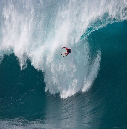 Time between waves: It's good for you: Over the falls