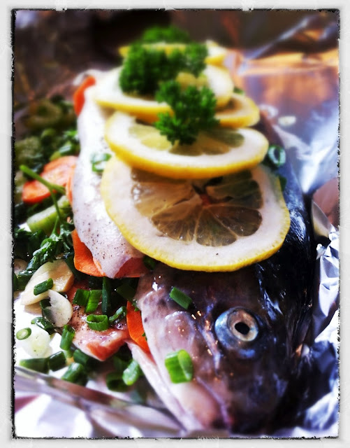 Food & More: Rode Forel uit de oven