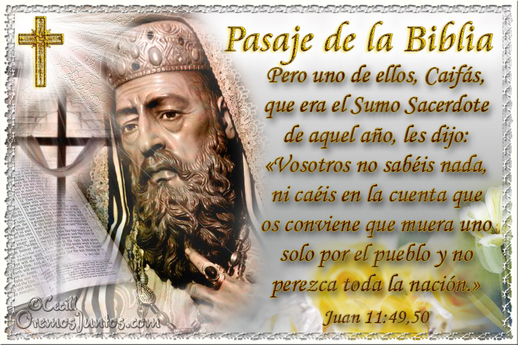 Vidas Santas: Santo Evangelio según san Juan 11:49,50