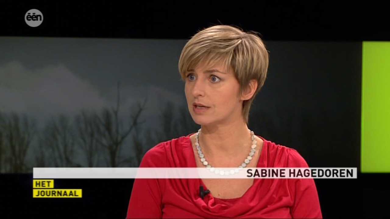 Sabine Hagedoren Movies: Sabine Hagedoren in het journaal bij Goedele ...