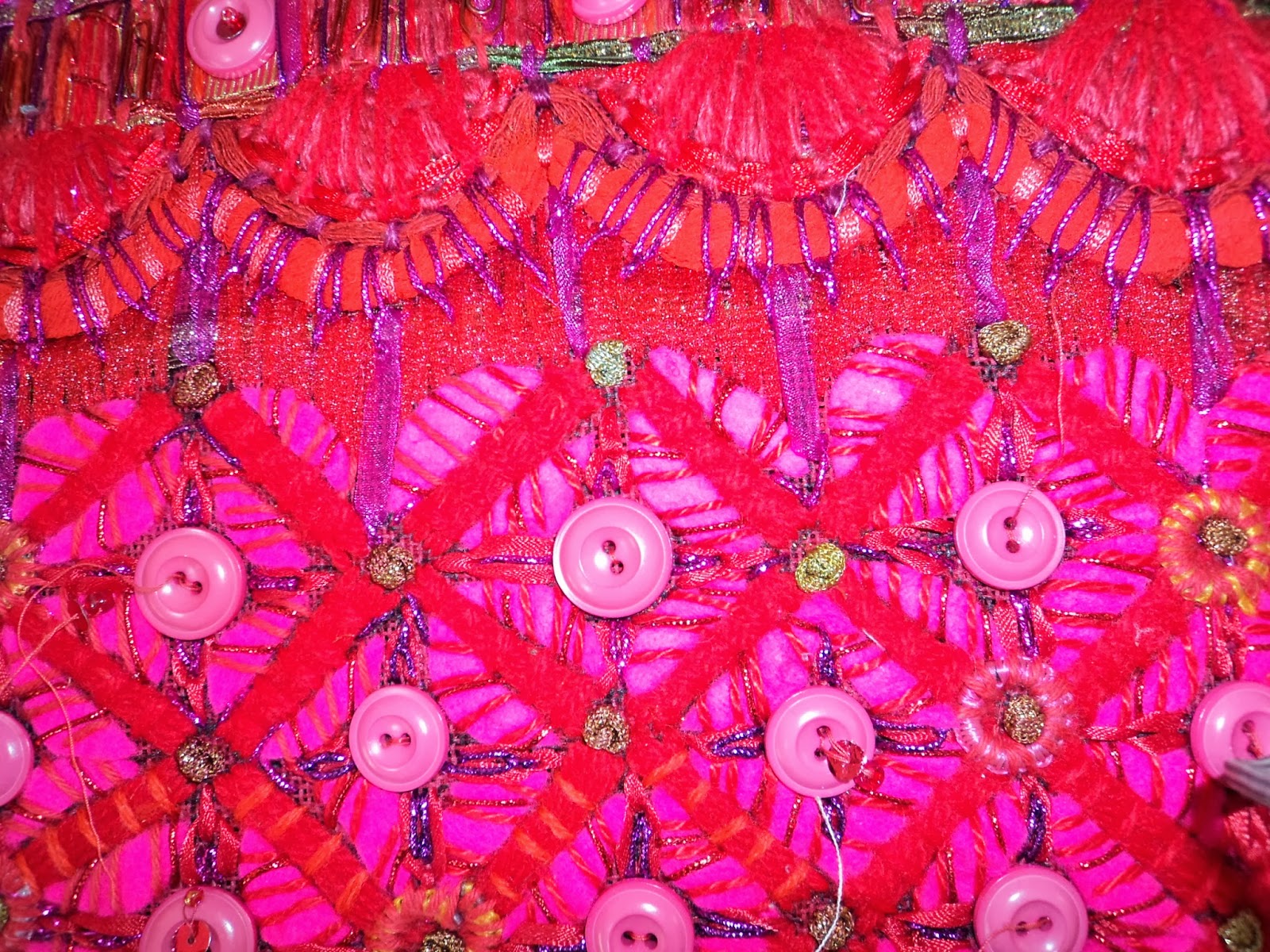 Warwickshire Stitchers: Jean Littlejohn visit, May 2013