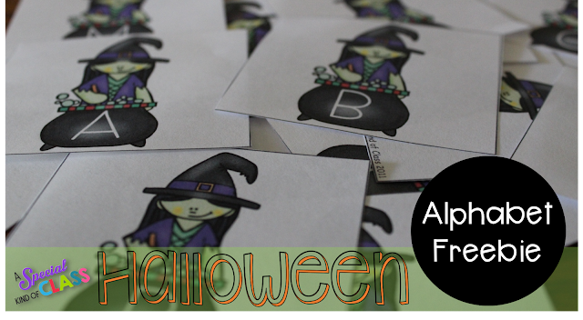 Freebielicious: Halloween Alphabet Freebie
