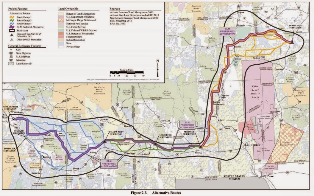 USA, New Mexico, Arizona: New Transmission Line Could Help Export ...
