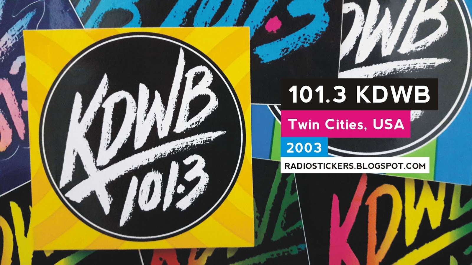 RADIO station stickers... and more!: 101.3 KDWB, Minneapolis-St. Paul ...