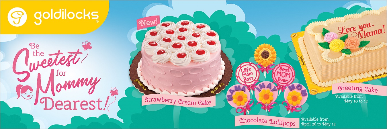 Goldilocks' New Strawberry Cream Cake For Mother's Day - Erica YuB