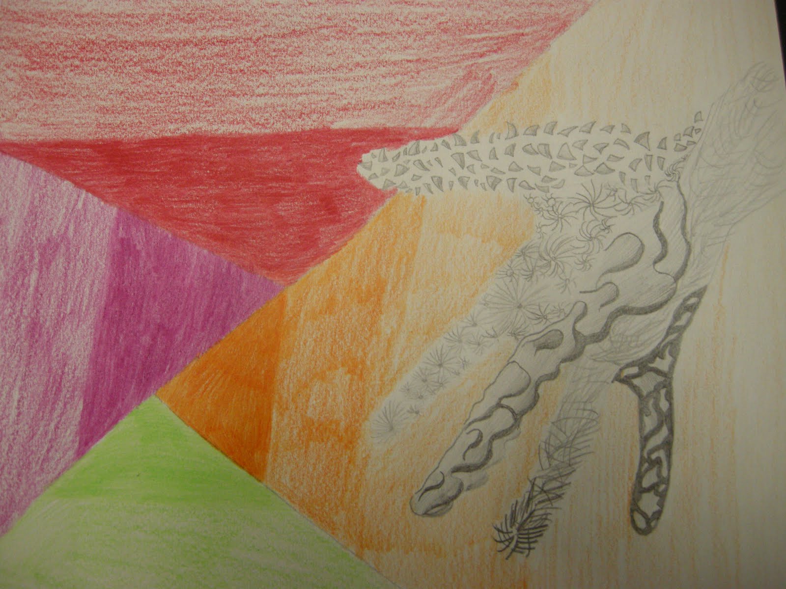 C.I.C.S. Bucktown Art: 5th Grade Textured Hands