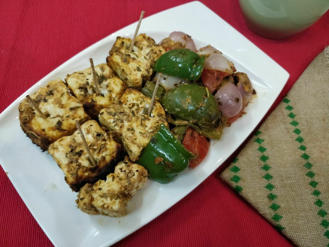 HIGHLIGHT RECIPE:GRILLED PANEER/COTTAGE CHEESE