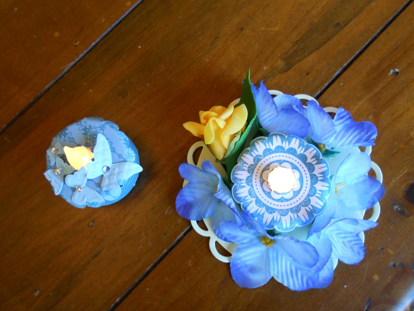 Stampin with Linda: Tea Light Birthday Cakes