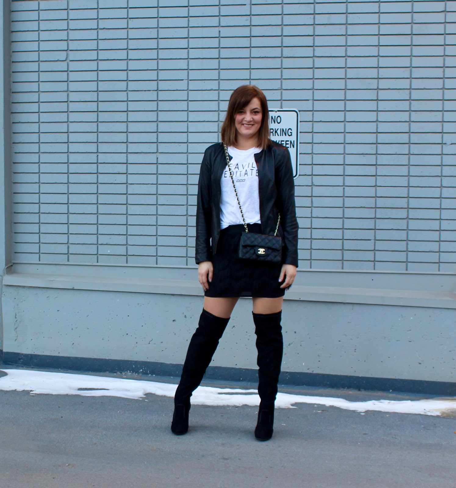 Letters to LA LA Land: OOTD - Skirt and OTK Boots