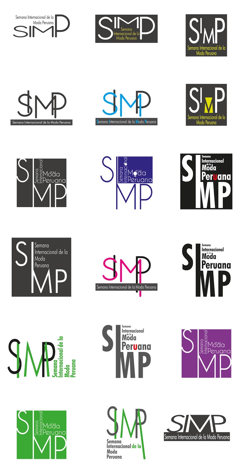 Mis trabajos: Boceto para el logo de SIMP (Semana Internacional de la ...