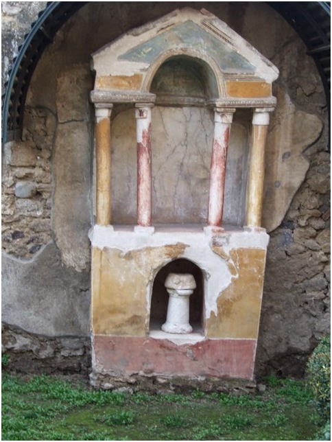 DOMVS ROMANA: Lararium, el culto doméstico de la familia romana