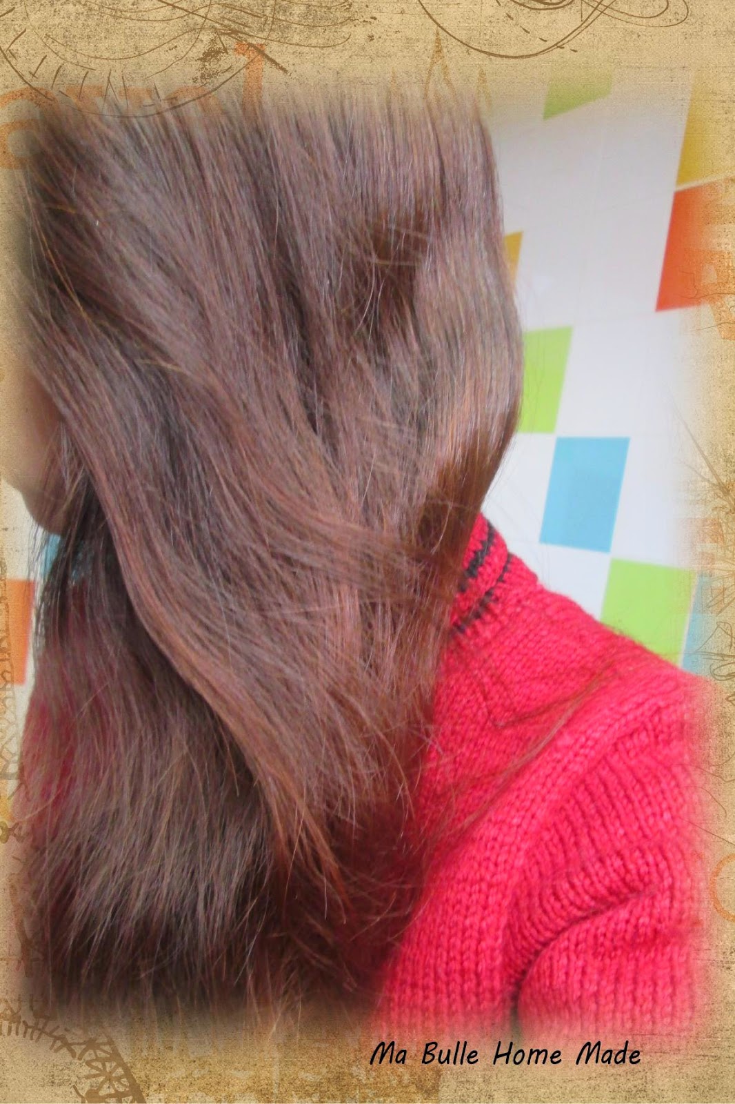 henné châtain foncé + brou de noix + brun grenat