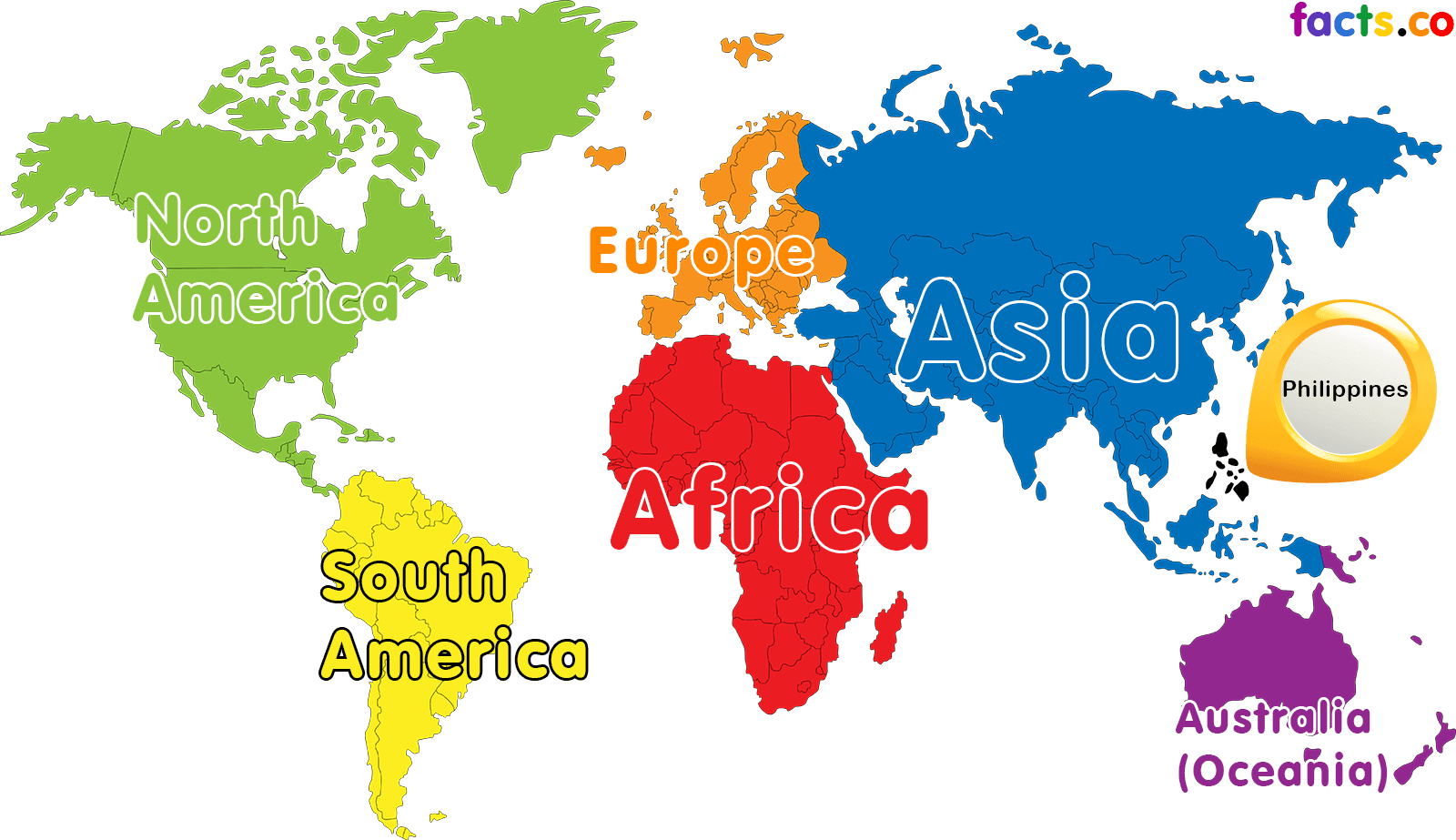 The Philippines On World Map - Map