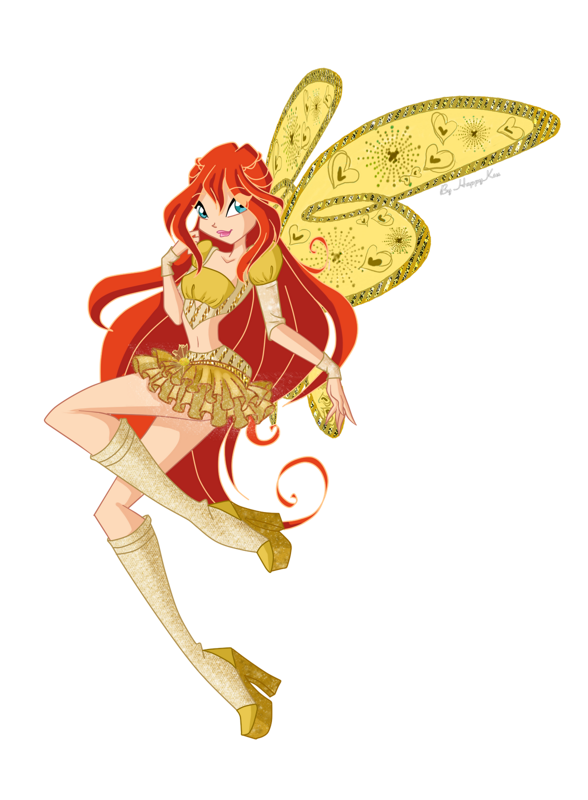 Novos Fanarts • Bloom Dark Blue e Gold