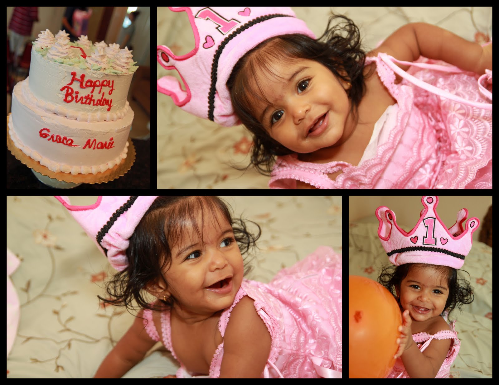 And That's When I Snapped...: Happy 1st Birthday Grace-Marie