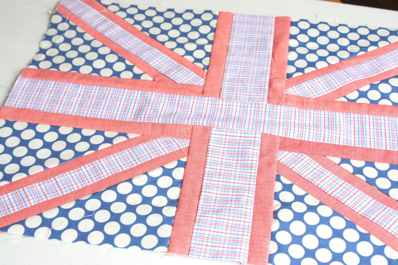 Union Jack Quilt Blocks - Diary of a Quilter - a quilt blog