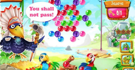 My Facebook Game List: Bubble Parrots