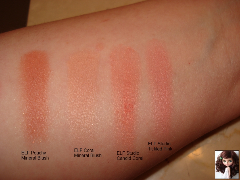 Productrater!: Review: ELF Mineral Blush in Coral and Peachy