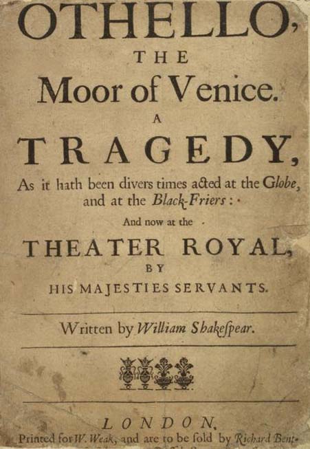 Otello by William Shakespeare