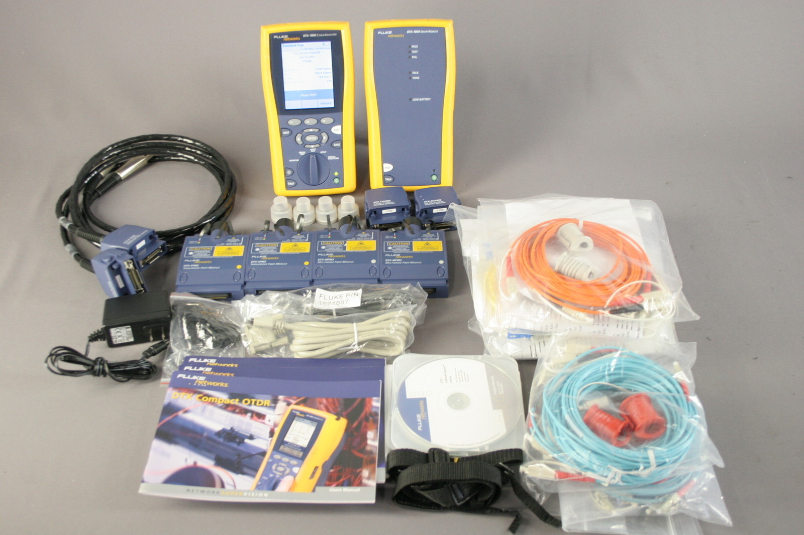 eBay Scam Hunter: Fluke DTX-1800 Cat6 SM MM Fiber Cable Analyzer-Used ...