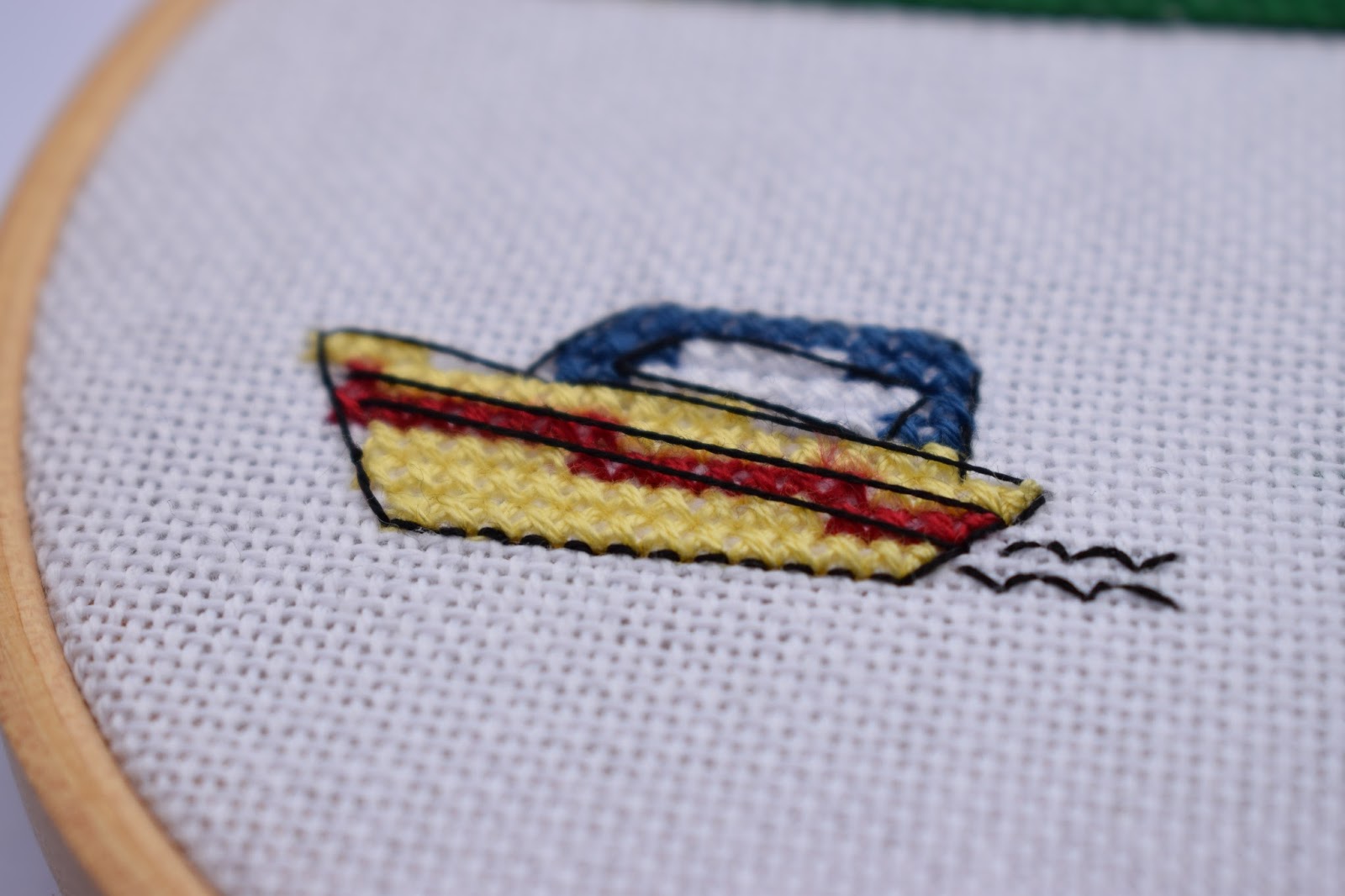 Free Busy Seas Boat Motifs Cross Stitch Pattern - Craft with Cartwright