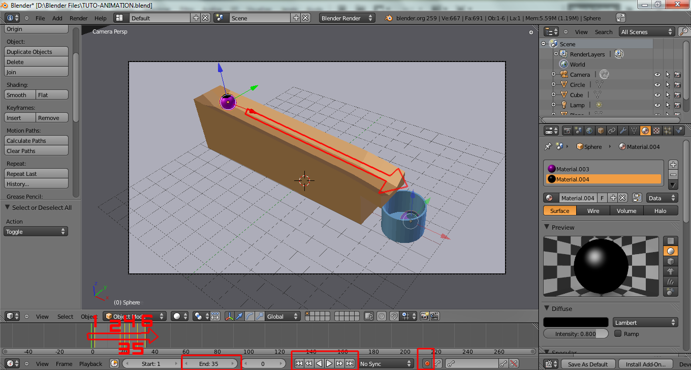 Animação Simples no Blender