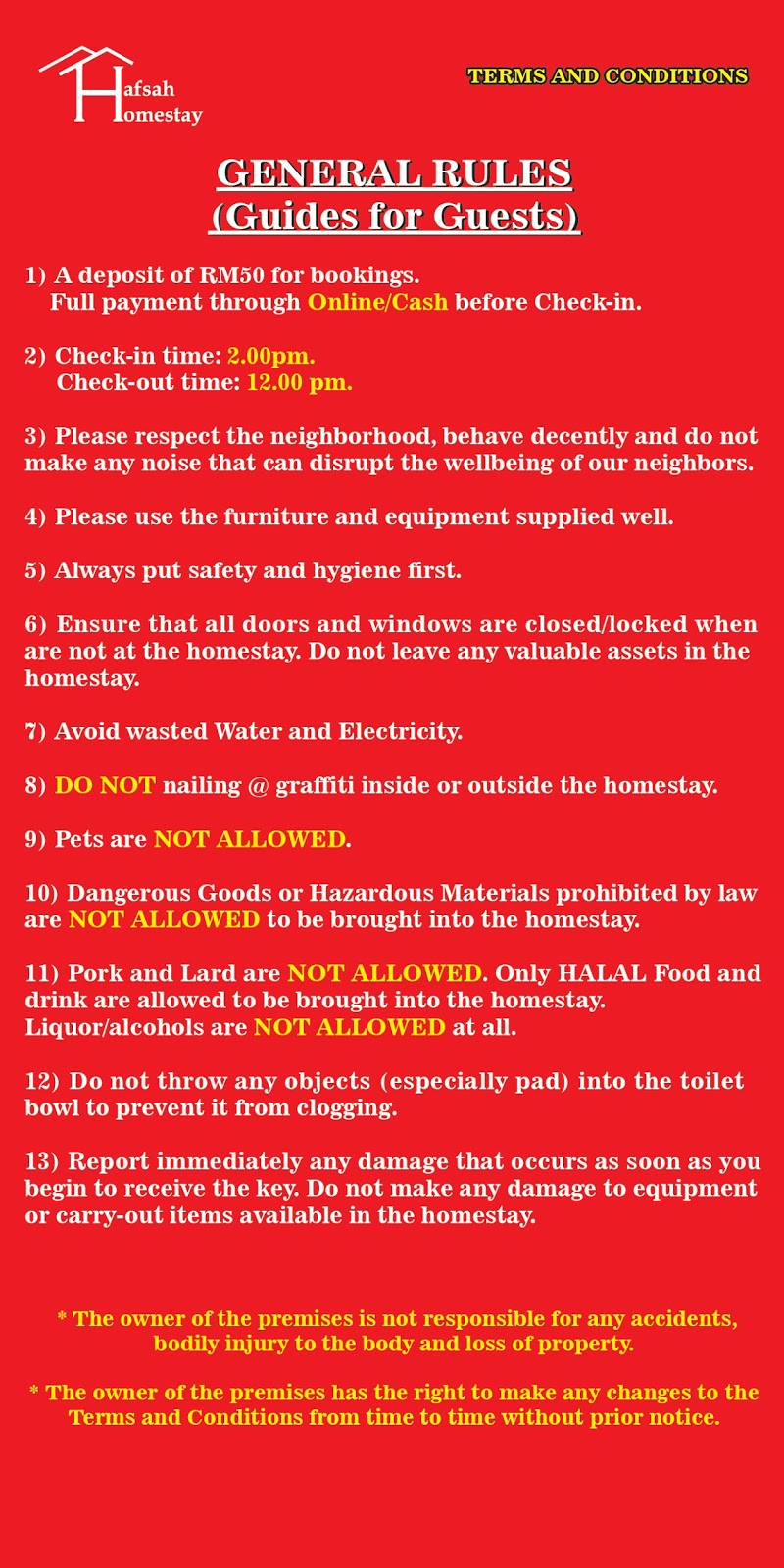 November 2016 | Hafsah Homestay Muar