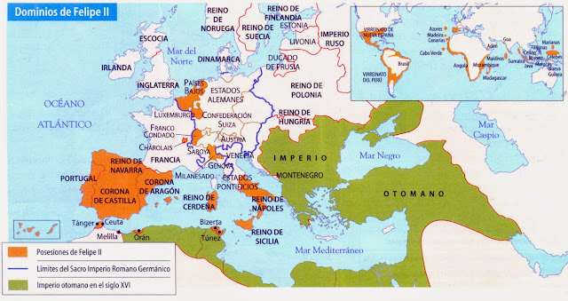 Un poco de Historia para clase: CARLOS I Y FELiPE II