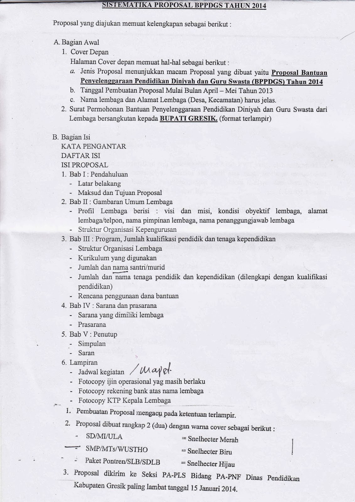 Urutan Pembuatan Proposal